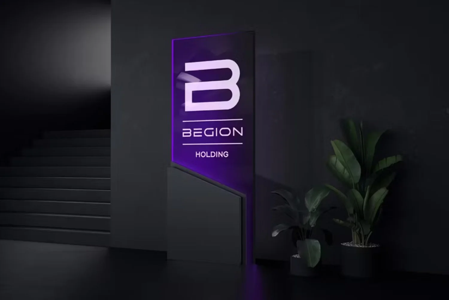 5062 发光亚克力导视牌设计PS样机 Interior Led Stella Mock-Up@GOOODME.COM _ 果觅网（gooodme）